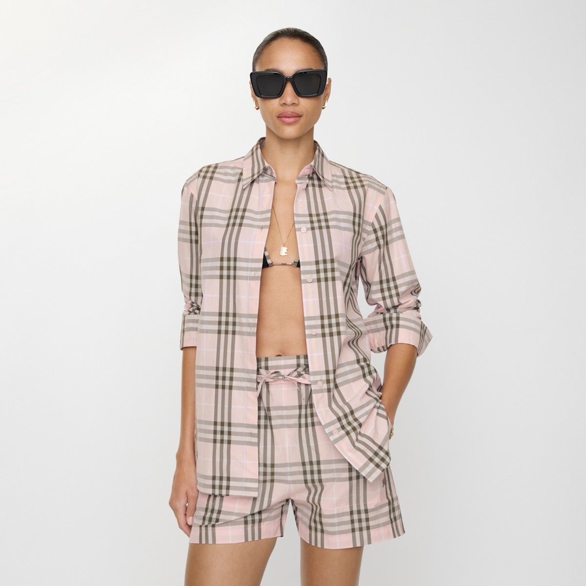 BURBERRY Burberry Classic Fit Check Cotton Shirt